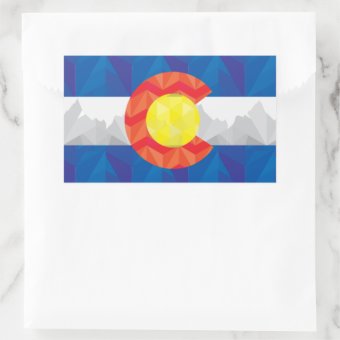 Colorado State Flag Sticker | Zazzle