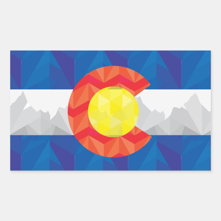 Colorado State Flag Sticker | Zazzle