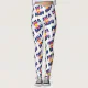 Colorado state flag text pattern leggings | Zazzle