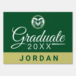 Colorado State University Graduate Sign | Zazzle