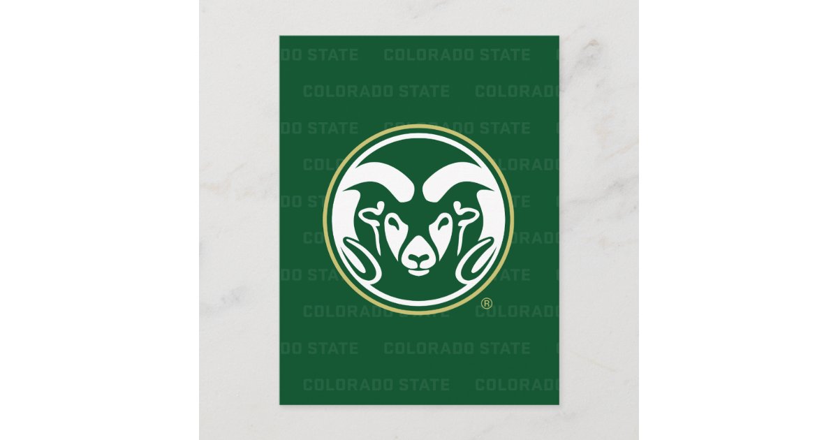 Colorado State University Logo Watermark Postcard | Zazzle