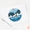 Colorado Trail Classic Round Sticker | Zazzle