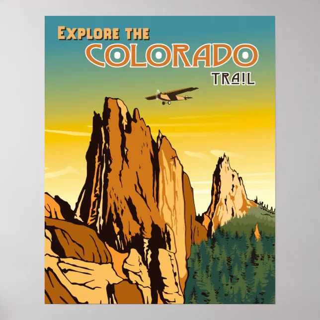Colorado Trail Poster | Zazzle