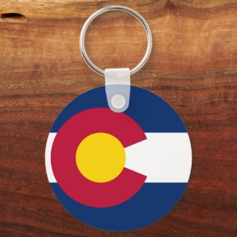 Colorado's Flag Keychain | Zazzle