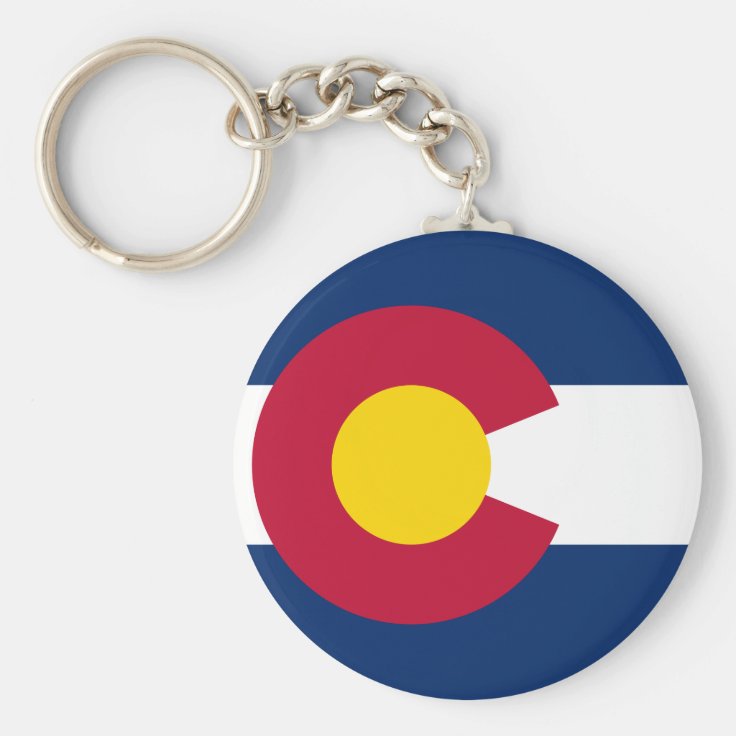 Colorado's Flag Keychain | Zazzle