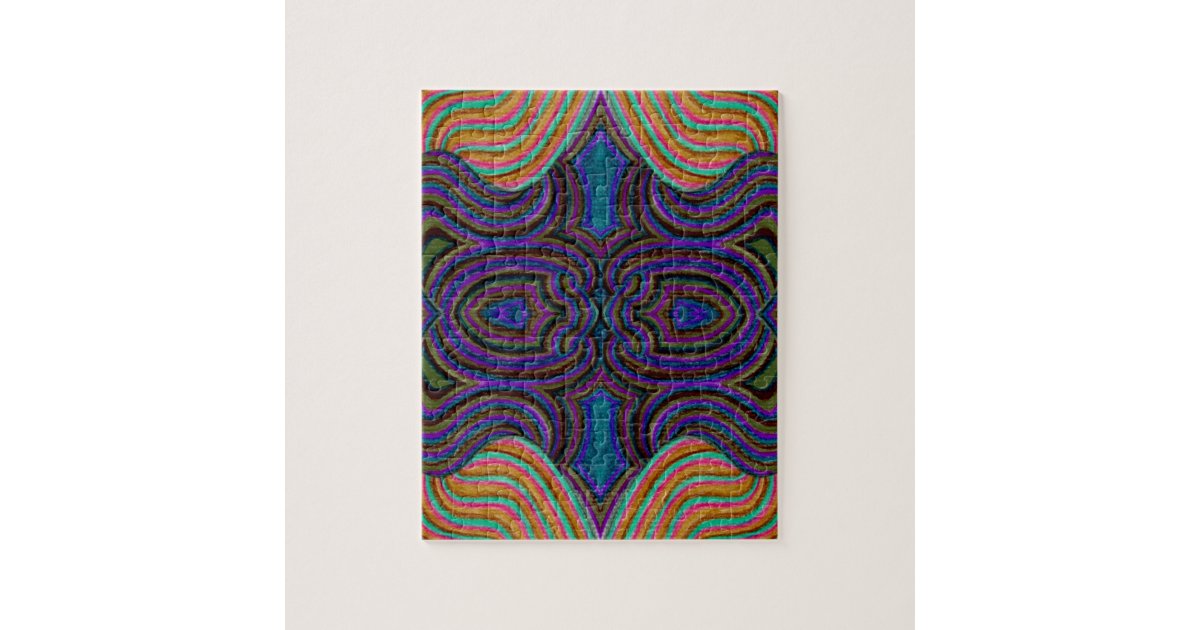Colorblind Repeated Jigsaw Puzzle | Zazzle