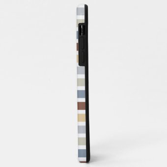 Colorblock Stripe 4 Photo and Name Case-Mate iPhone Case | Zazzle