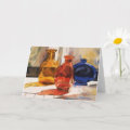 Colored Bottles Card | Zazzle