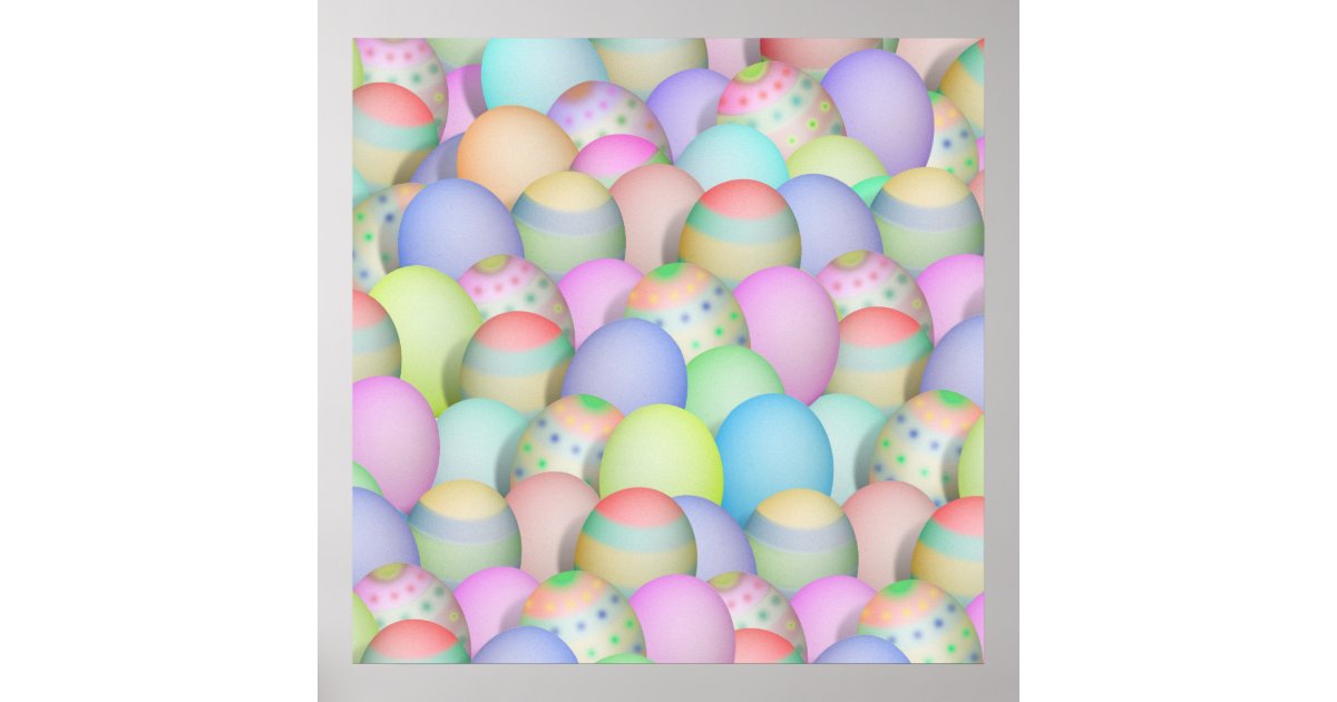 easter egg poster background