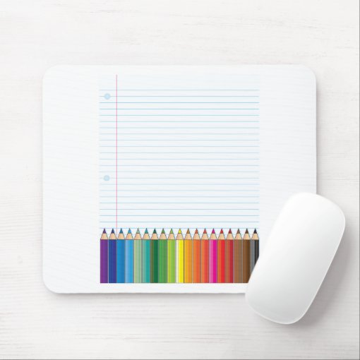 Colored Pencils Mouse Pad | Zazzle