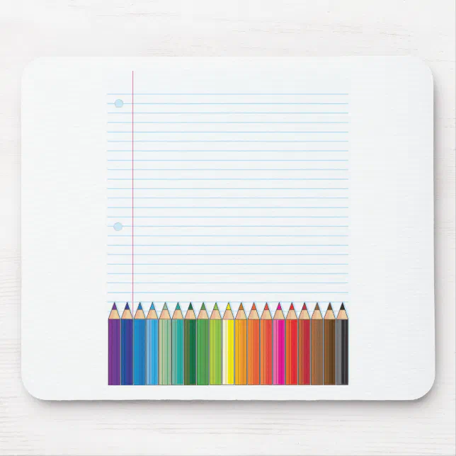 Colored Pencils Mouse Pad | Zazzle