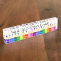 Colored Pencils Personalize Desk Name Plate | Zazzle