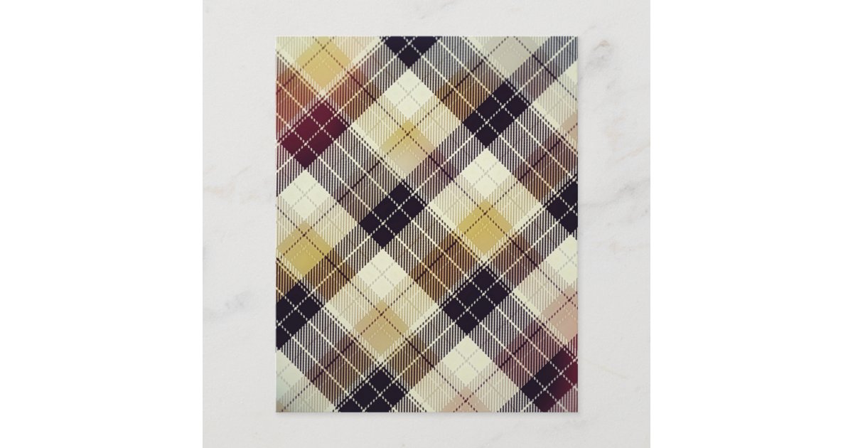 Colored plaid scrapbook background paper | Zazzle