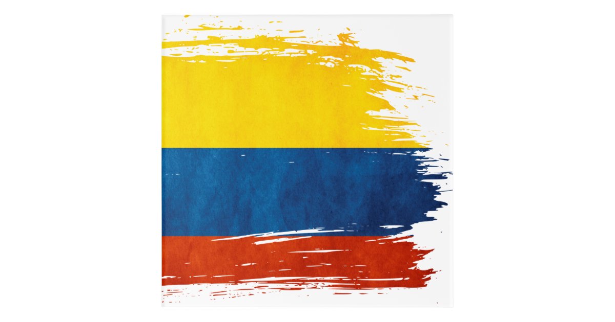 Colores de Colombia Acrylic Print | Zazzle