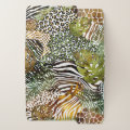 Colorful abstract animal jungle file folder | Zazzle