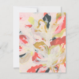 Colorful Abstract Art Personalized Thank you Invitation | Zazzle