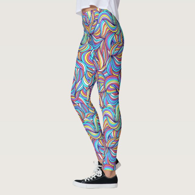 swirl pattern tights