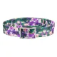 Colorful Abstract Green and Purple Splatter Paint Belt | Zazzle