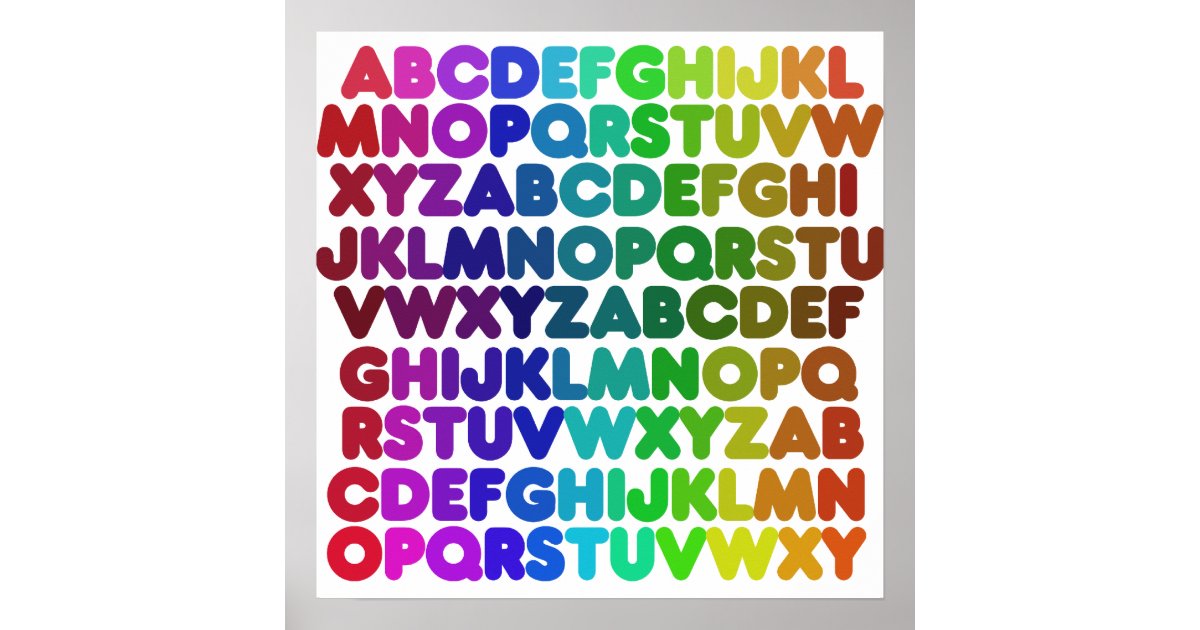 Colorful Alphabet Chart Tcr7926 Teacher Created Resources