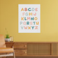 Colorful Alphabets Cute Nursery Poster | Zazzle