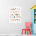 Colorful Alphabets Cute Nursery Poster | Zazzle