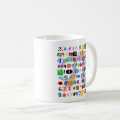 Colorful and Fun Depiction of Pi Coffee Mug | Zazzle