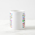 Colorful and Fun Depiction of Pi Coffee Mug | Zazzle