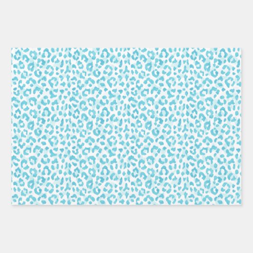 Colorful animal leopard print gift wrapping paper | Zazzle