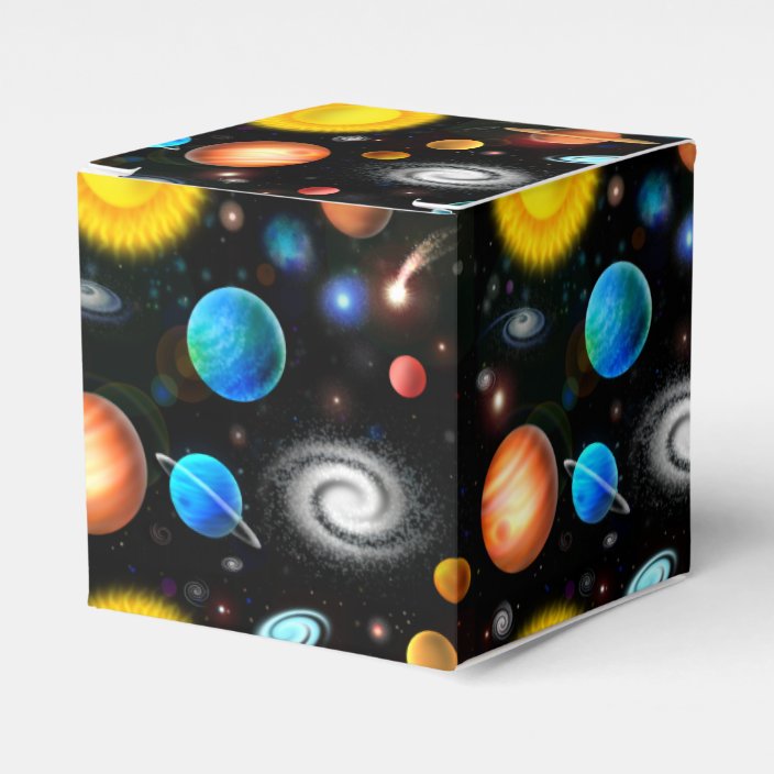 Colorful Astronomy Space Favor Box | Zazzle.com