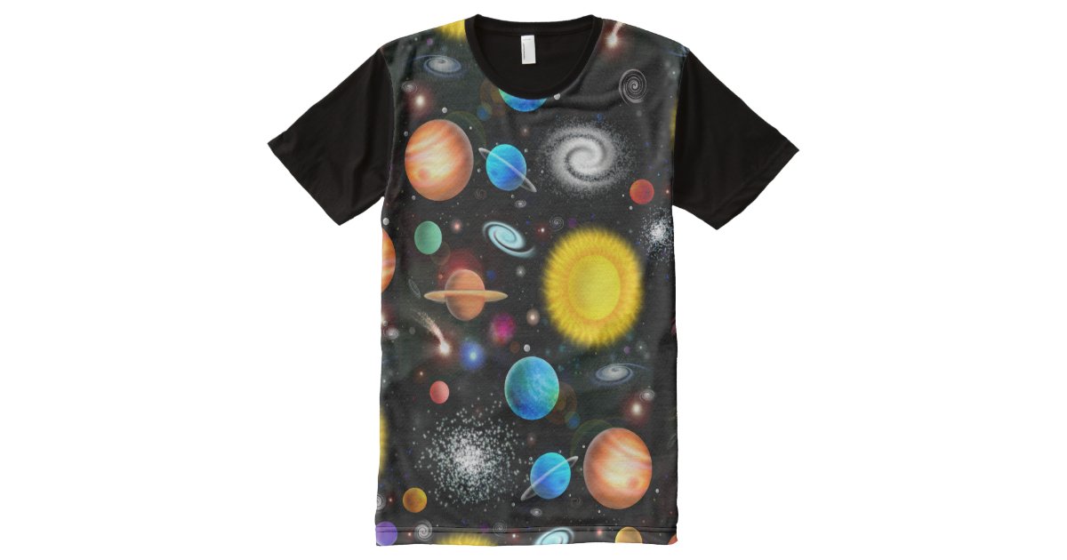 Colorful Astronomy Space Shirt | Zazzle