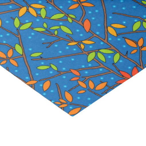 Colorful Autumn Leaves Tissue Paper | Zazzle