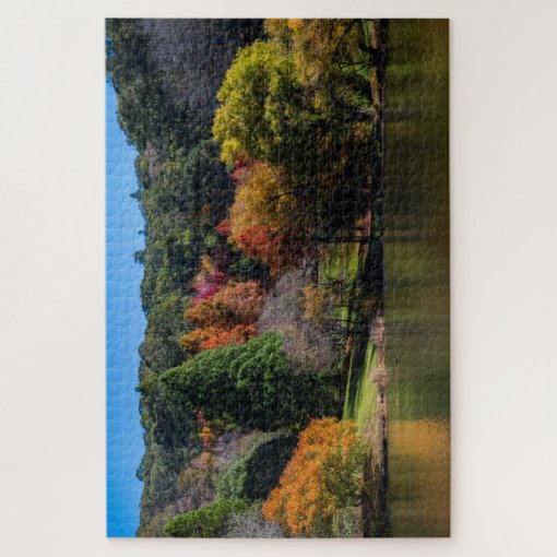 Colorful Autumn Tree Landscape, 1012 Pieces Jigsaw Puzzle | Zazzle