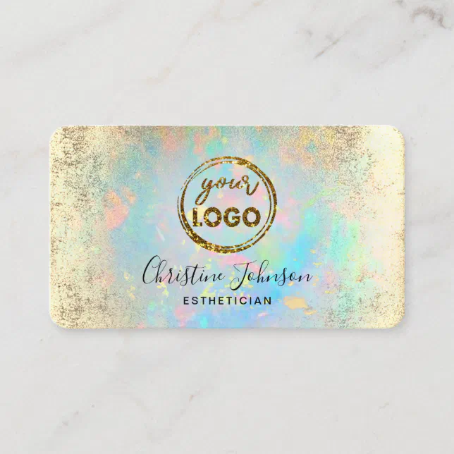 colorful background logo business card | Zazzle