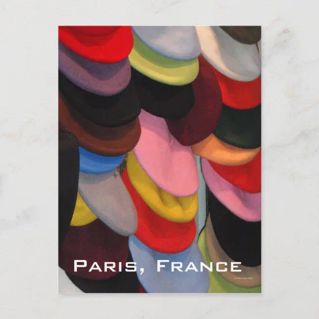 Colorful Berets Postcard | Zazzle