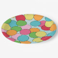 Colorful Birthday Gumball Theme Party GumballParty Paper Plates | Zazzle