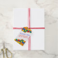 Colorful Bricks Building Blocks Party Favor Gift Tags | Zazzle