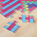Colorful Bright Checkerboard Jigsaw Puzzle | Zazzle