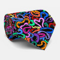 Colorful Bubble Pattern Neck Tie | Zazzle