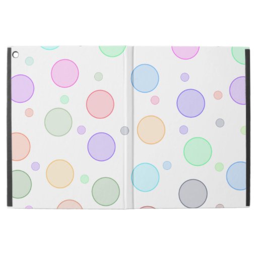 Colorful Bubbles Ipad Pro 12.9" Hard Cover Case | Zazzle