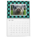 Colorful Buffalo Plaids Photo Calendar | Zazzle