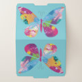 Colorful Butterfly Design File Folders Set | Zazzle