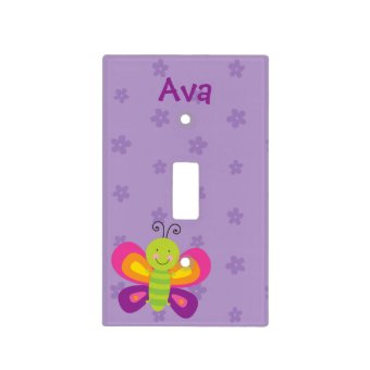 Colorful Butterfly Personalized Light Switch Cover | Zazzle