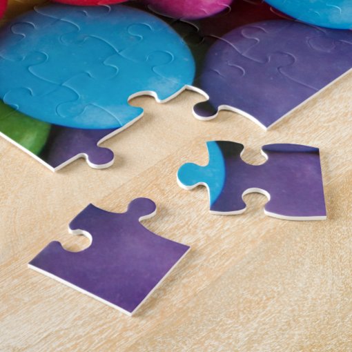 Colorful Buttons Of Sweet Chocolate Candy Jigsaw Puzzle | Zazzle