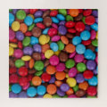 Colorful Buttons Of Sweet Chocolate Candy Jigsaw Puzzle | Zazzle