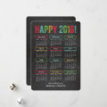 Colorful Calendar Business Holiday Cards | Zazzle