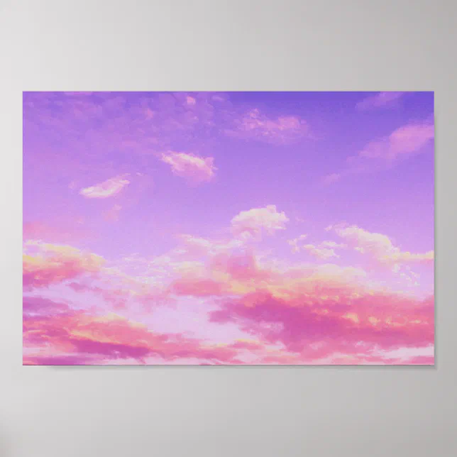 Colorful Cloud Poster | Zazzle