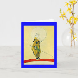 COLORFUL CLOWN CARD w/ CLOWN'S PRAYER! | Zazzle