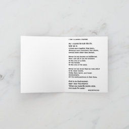 COLORFUL CLOWN CARD w/ CLOWN'S PRAYER! | Zazzle