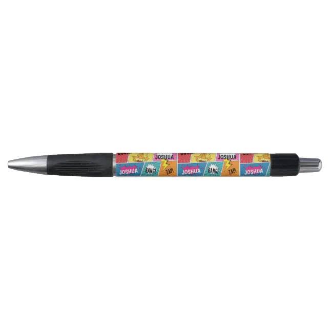 Colorful Comic Book Personalized Name Pop Art Pen | Zazzle