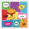 Colorful Comic Book Personalized Name Pop Art Wallpaper | Zazzle